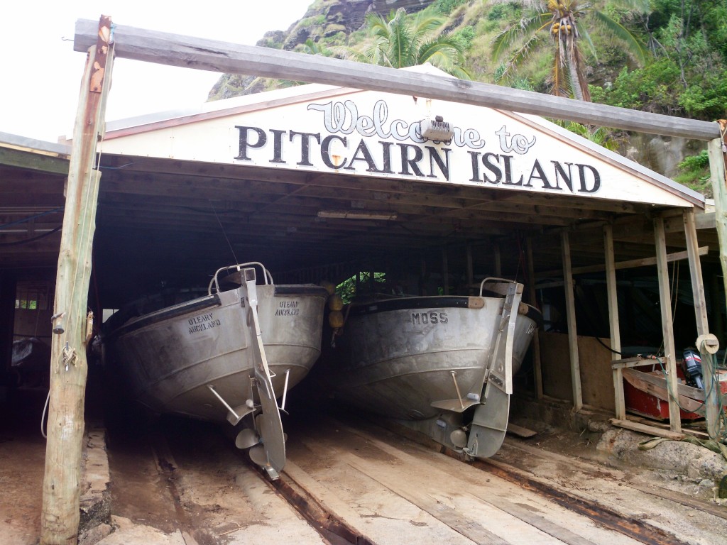 Landing at Bounty Bay